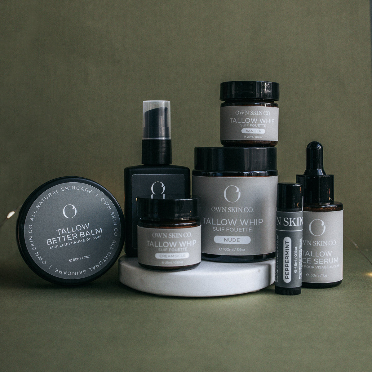 Tallow Face Skincare - Made In Canada Beef Tallow Skincare – OWN SKIN CO.